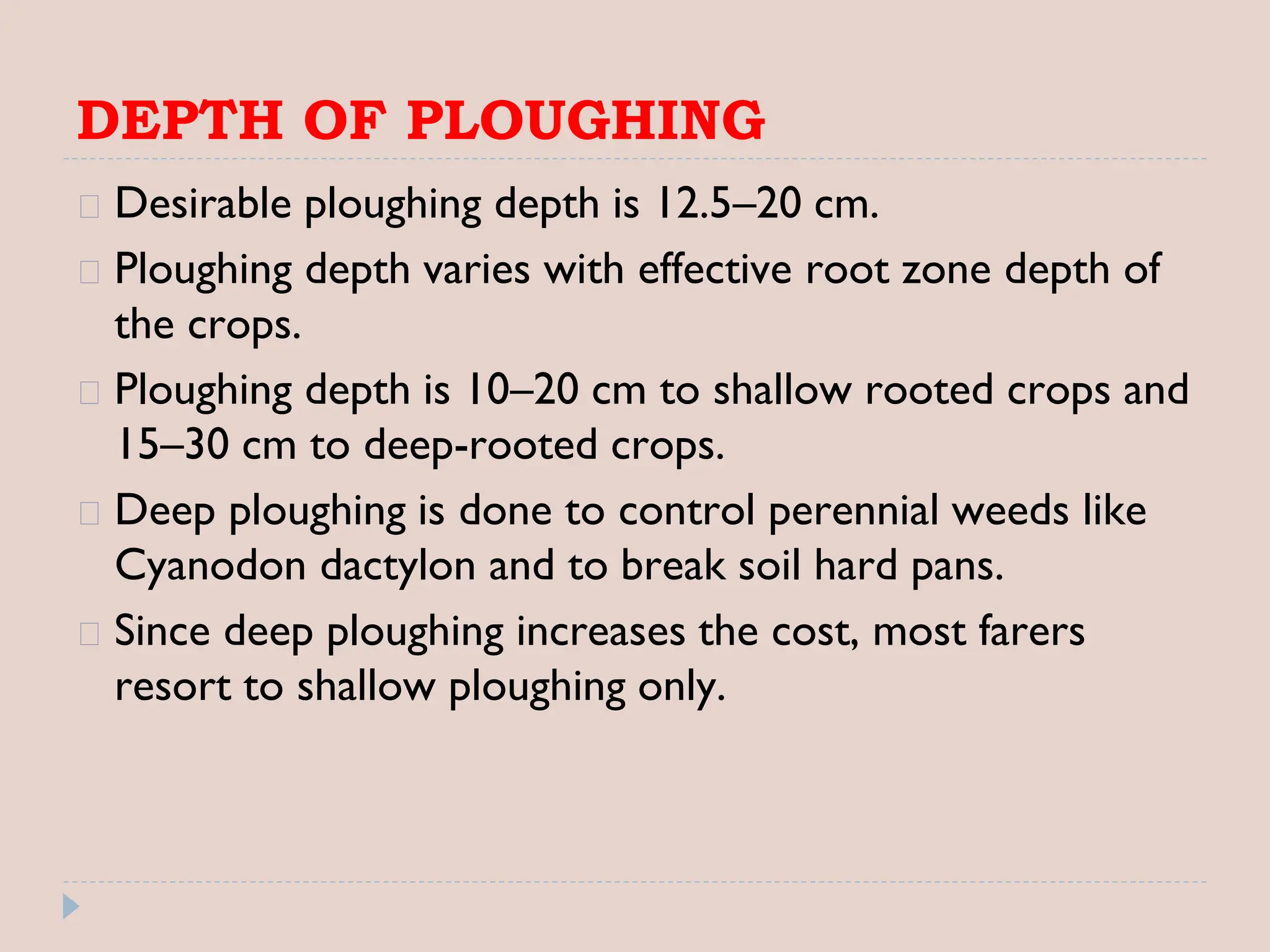 Tillage practices for an agricultural field | PPTX