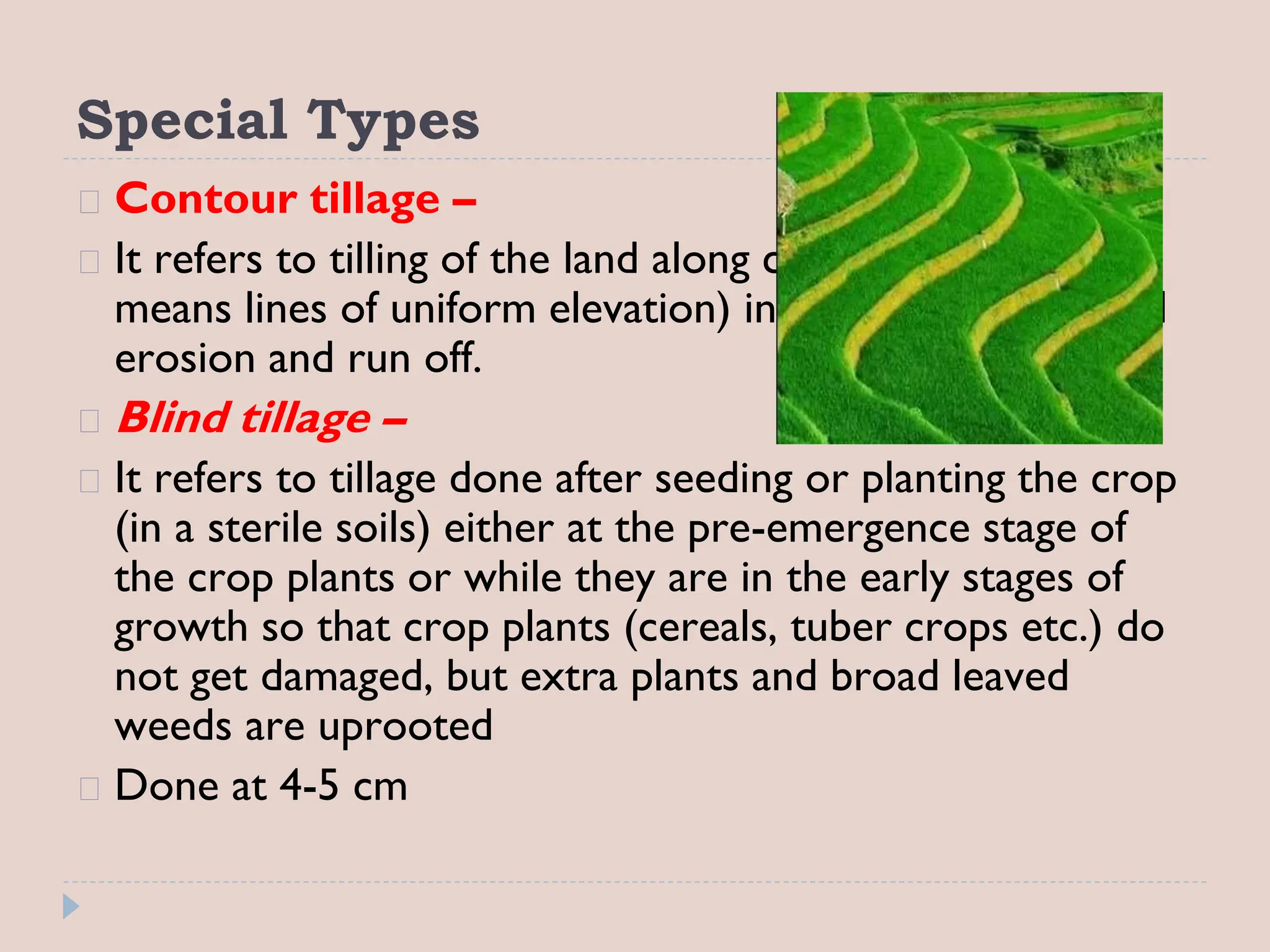 Tillage practices for an agricultural field | PPT | Free Download
