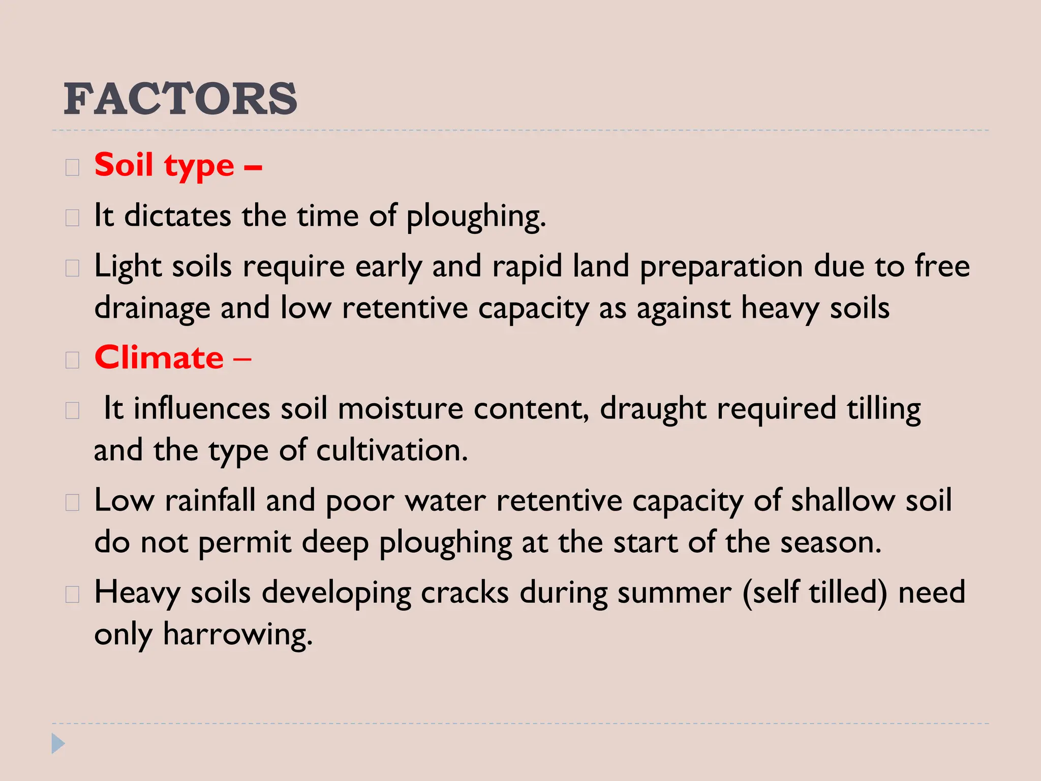 Tillage practices for an agricultural field | PPTX