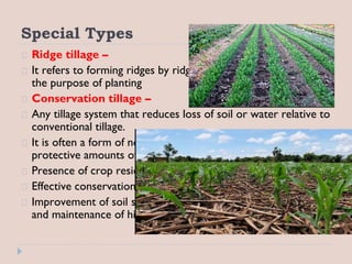 Tillage practices for an agricultural field | PPT