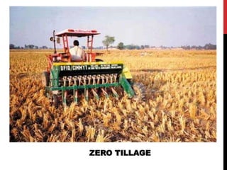 TILLAGE AND TILLAGE PRACTICES | PPTX | Agriculture | Industries