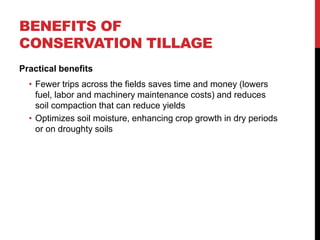 TILLAGE AND TILLAGE PRACTICES | PPT