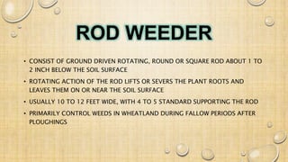 Tillage implements for weed control | PPT