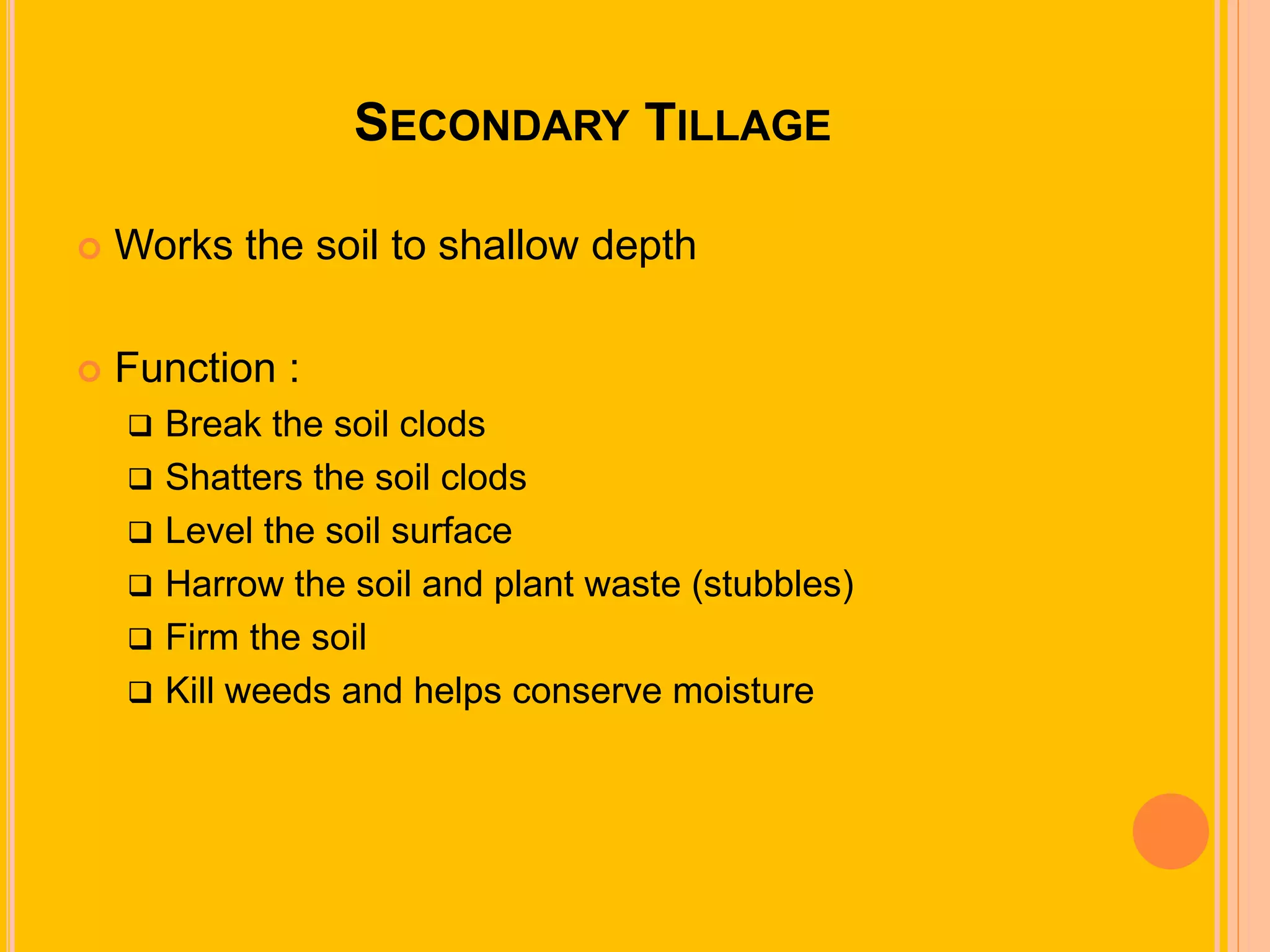 Tillage & land preparation | PPTX