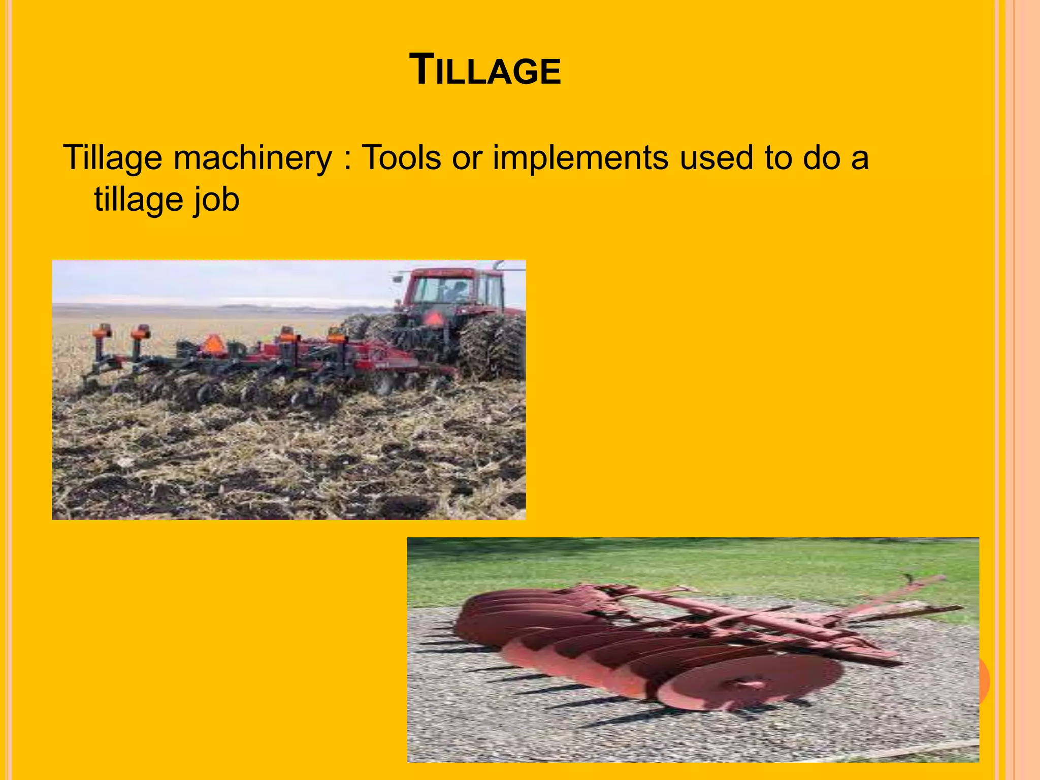 Tillage & land preparation | PPTX