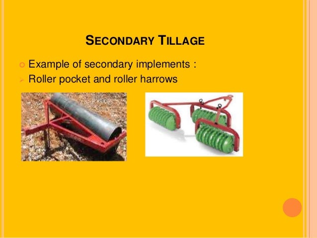 Tillage & land preparation