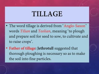 Tillage n tilth | PDF