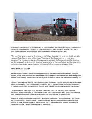 Tillage practices a guide | PDF | Agriculture | Industries