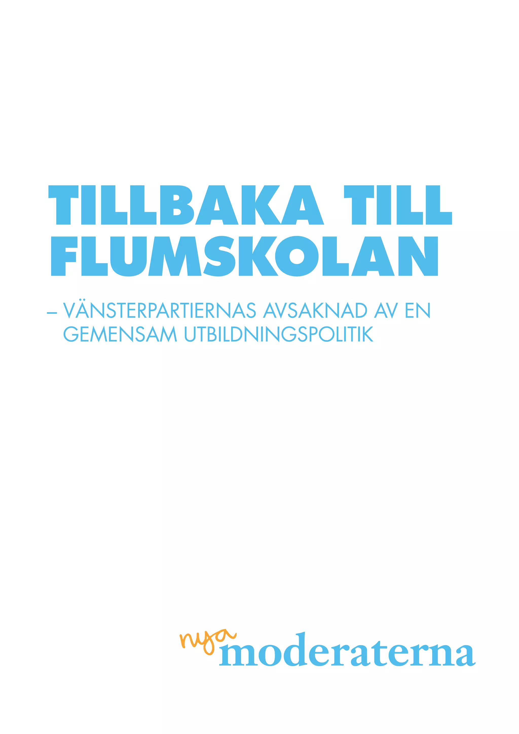 Tillbaka till flumskolan | PDF | Education
