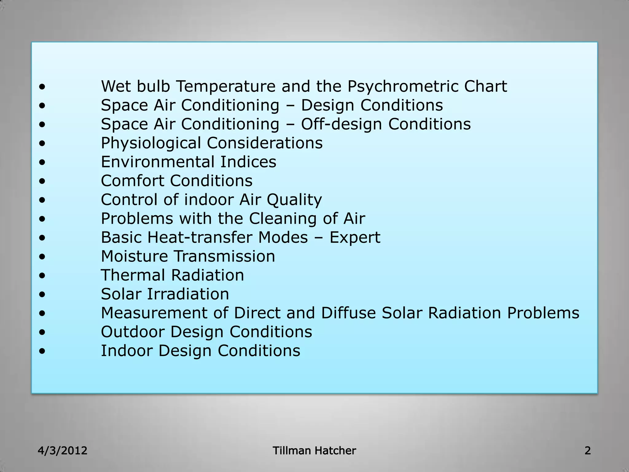 Engineering HVAC | PPT