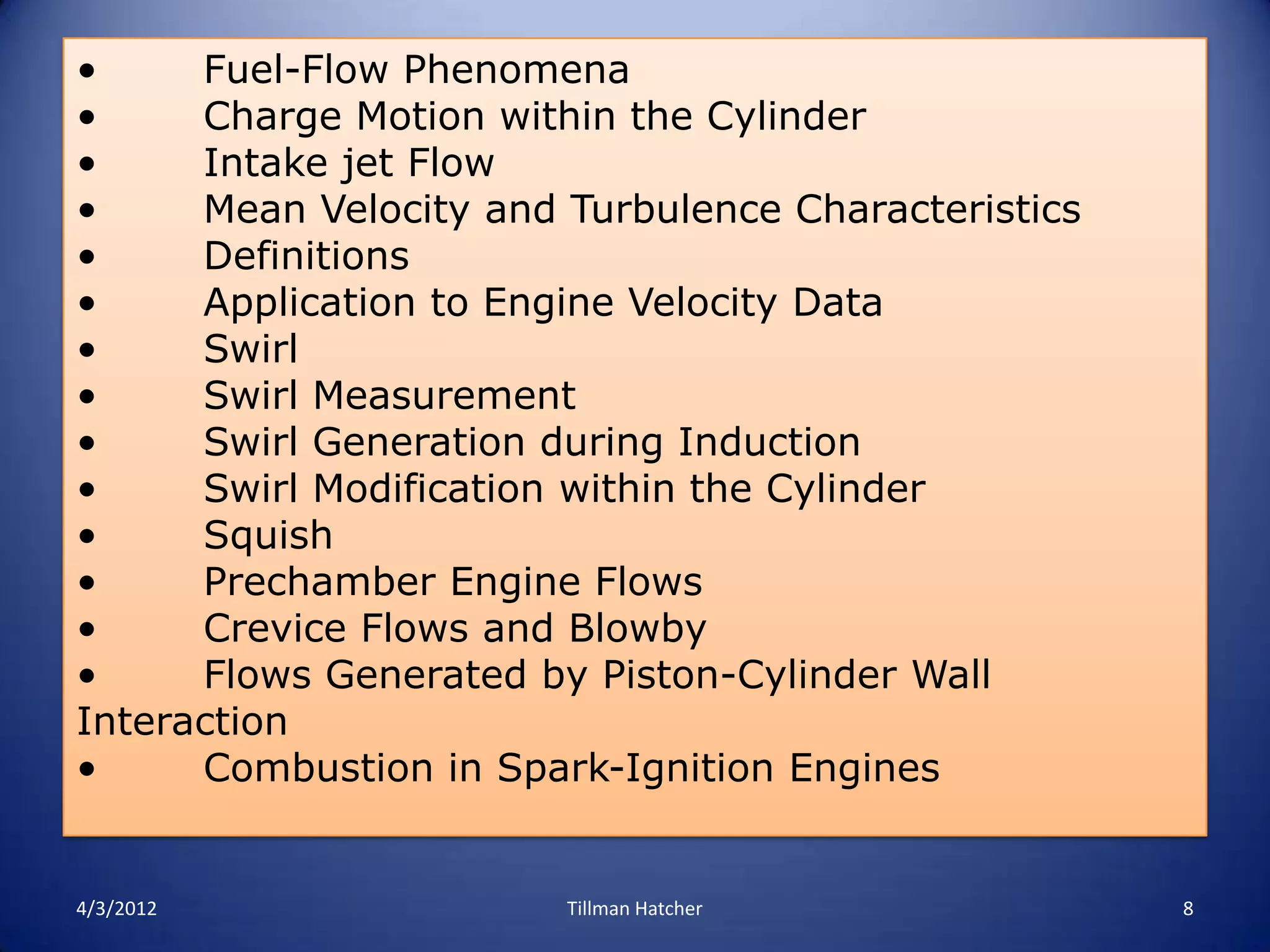 Internal Combustion Engine Design | PPTX | Chemistry | Science