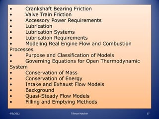 Internal Combustion Engine Design | PPTX