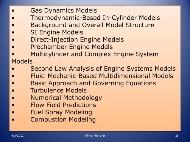 Internal Combustion Engine Design | PPTX | Chemistry | Science