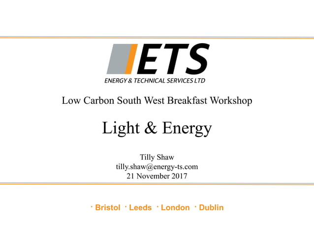 Tilly shaw ets quick wins breakfast 21 nov 2017 | PDF