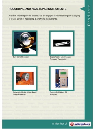 Tilok Chand Narsingh Lal, Roorkee, Drawing Survey Instruments | PDF