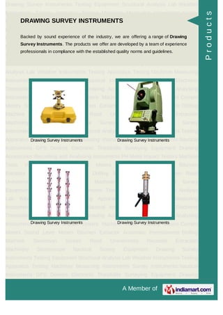 Tilok Chand Narsingh Lal, Roorkee, Drawing Survey Instruments | PDF