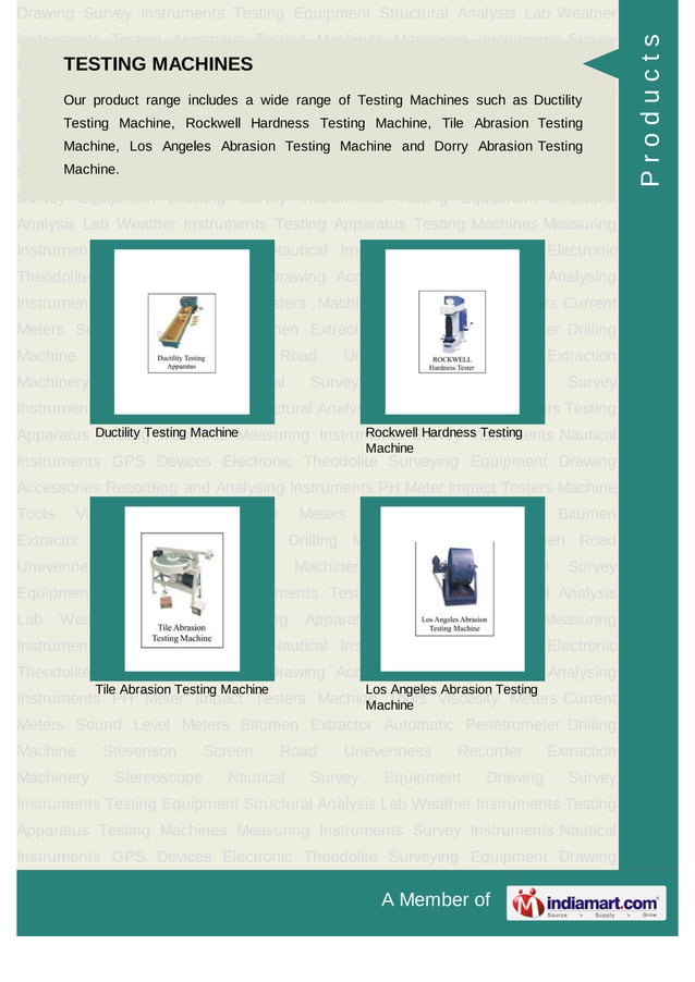 Tilok Chand Narsingh Lal, Roorkee, Drawing Survey Instruments | PDF