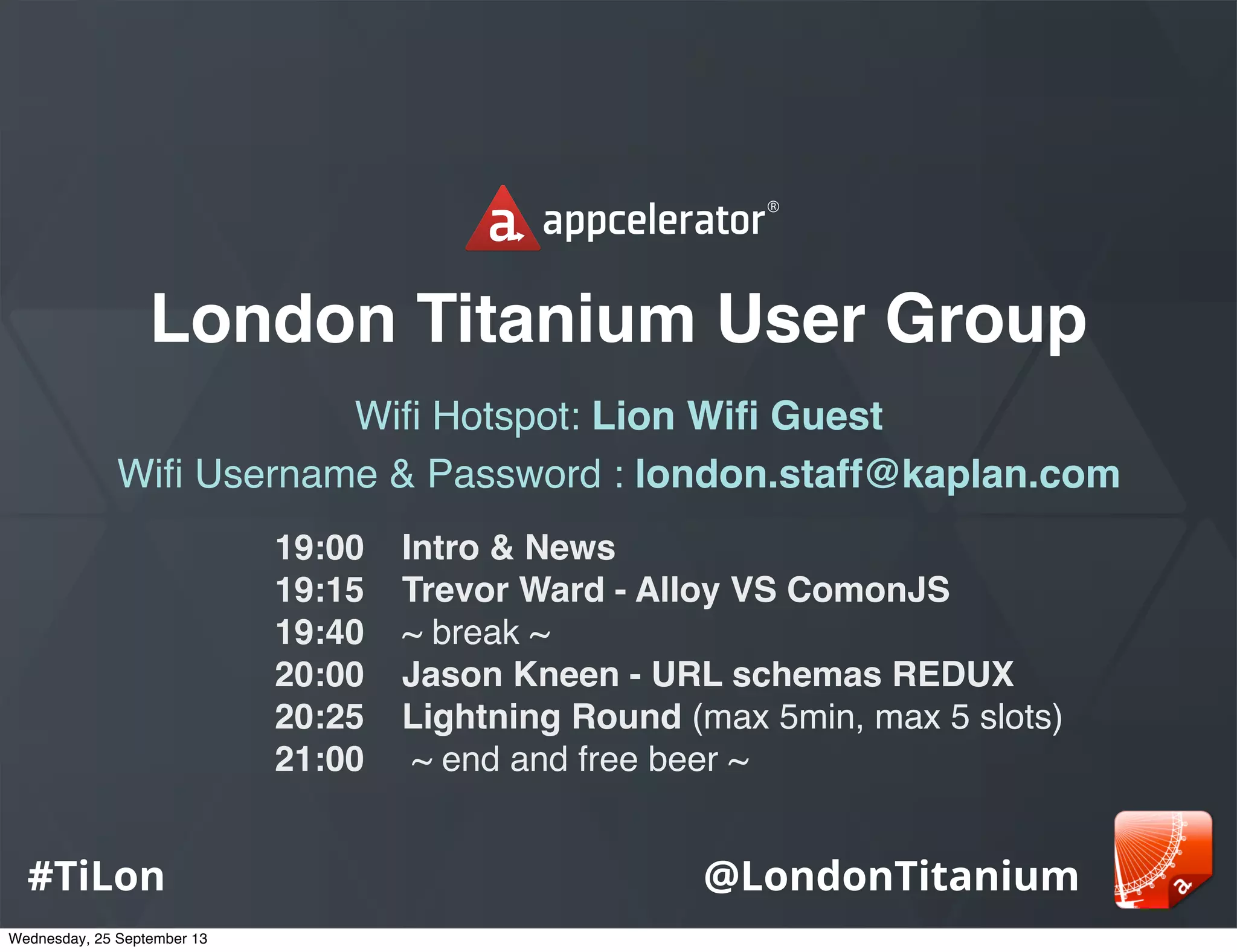 Titanium London - URLs & Alloy vs CommonJS | PDF | Computing | Technology & Computing