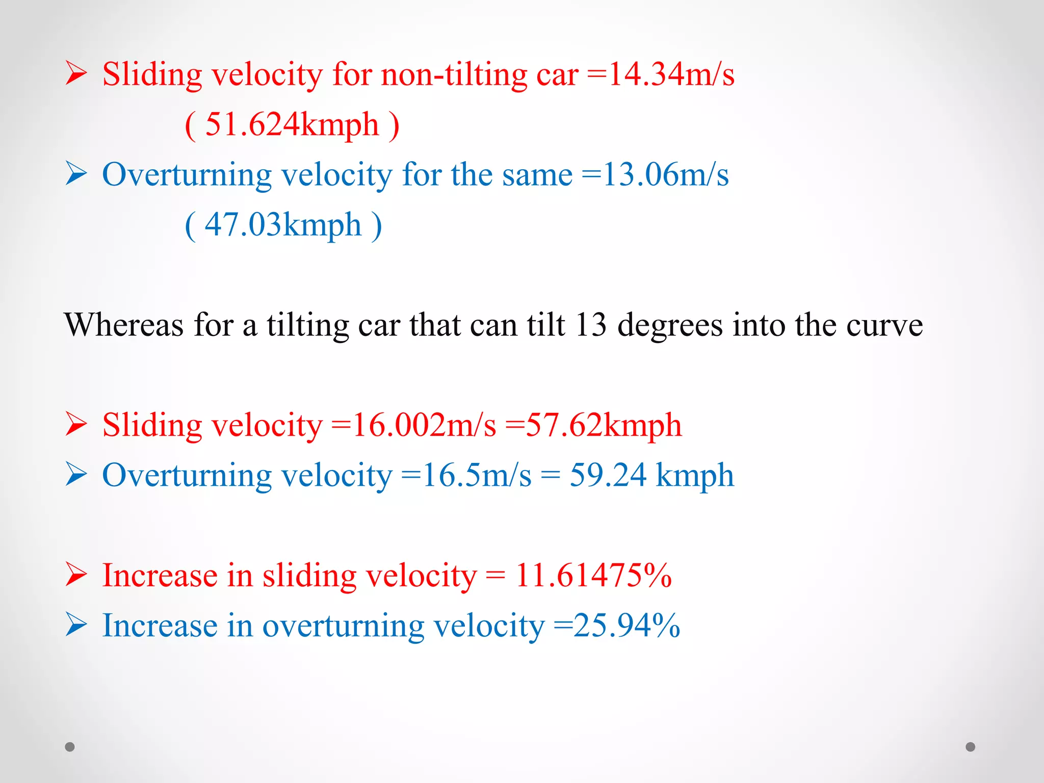 Tilting of vehicle | PPTX