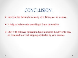 Tilting of vehicle | PPTX
