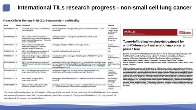 TIL (Tumor Infiltrating Lymphocyte) therapy.pptx