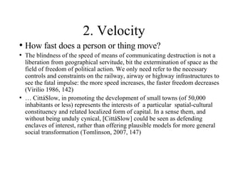 Tim Cresswell - Dromologies | PPT