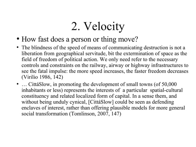 Tim Cresswell - Dromologies | PPT