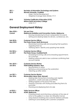 Tim Allison Resume 2020 | PDF