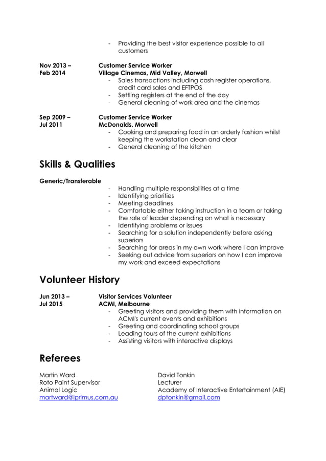 Tim Allison Resume 2020 | PDF