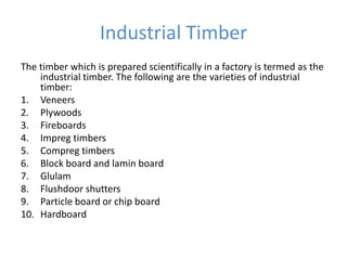 Timber Processing | PPTX