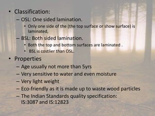 types of commercial Timber | PPTX