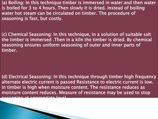 Timber and its theory | PPSX | Woodworking | Arts and Crafts