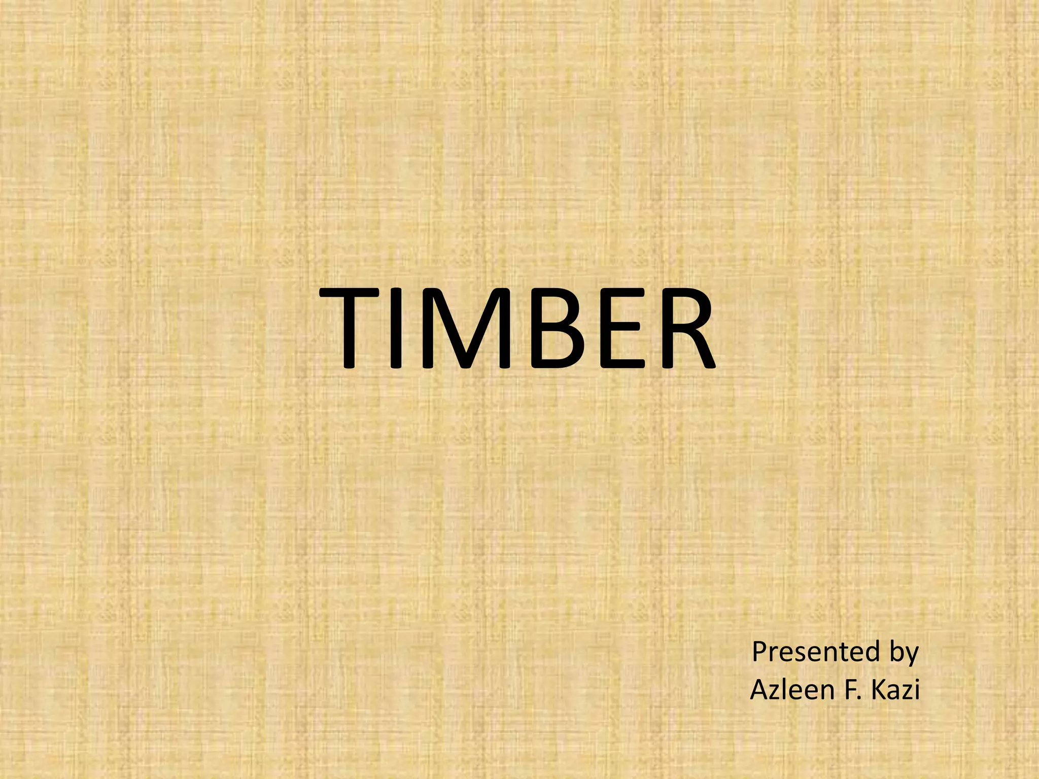 Timber | PPTX