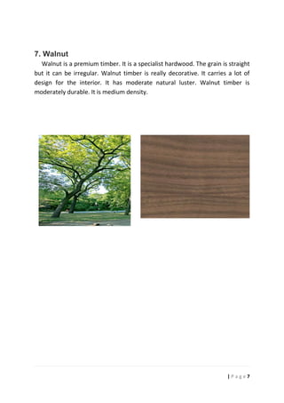 Timber classification and properties | PDF