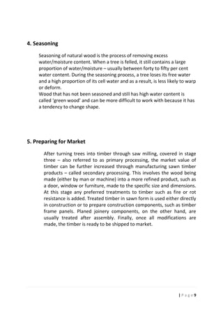 Timber classification and properties | PDF