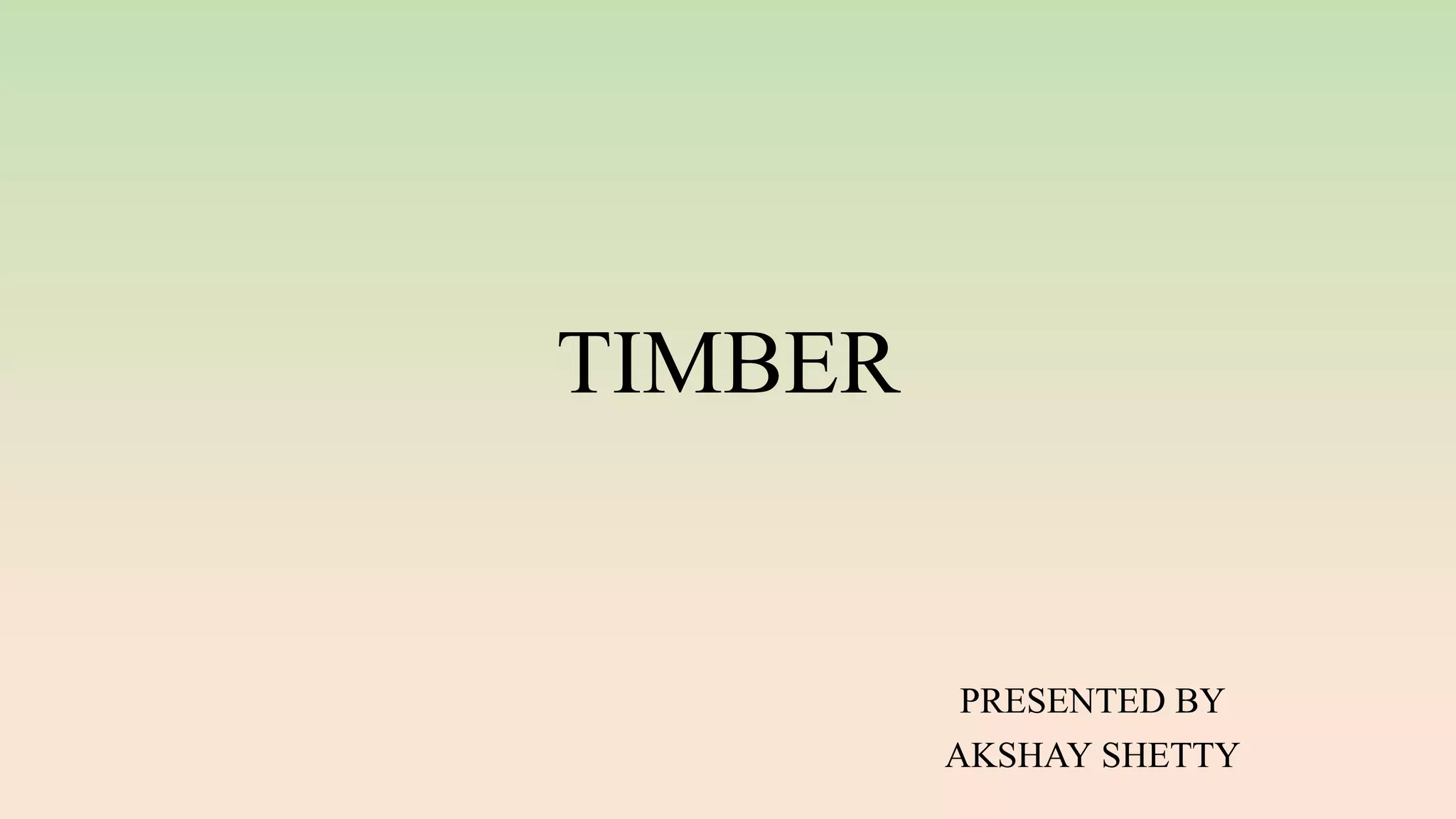 Timber | PPT