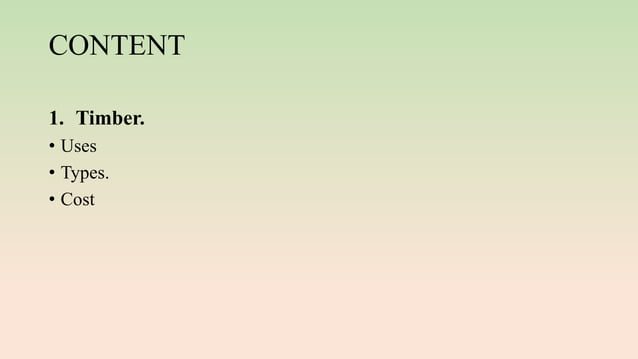 Timber | PPT