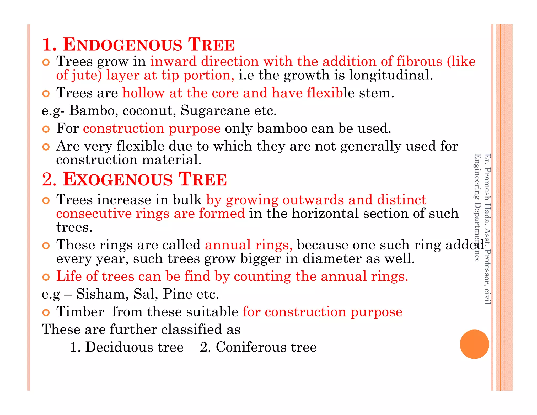 Timber civil engineering material - asst. proff. pramesh hada | PDF