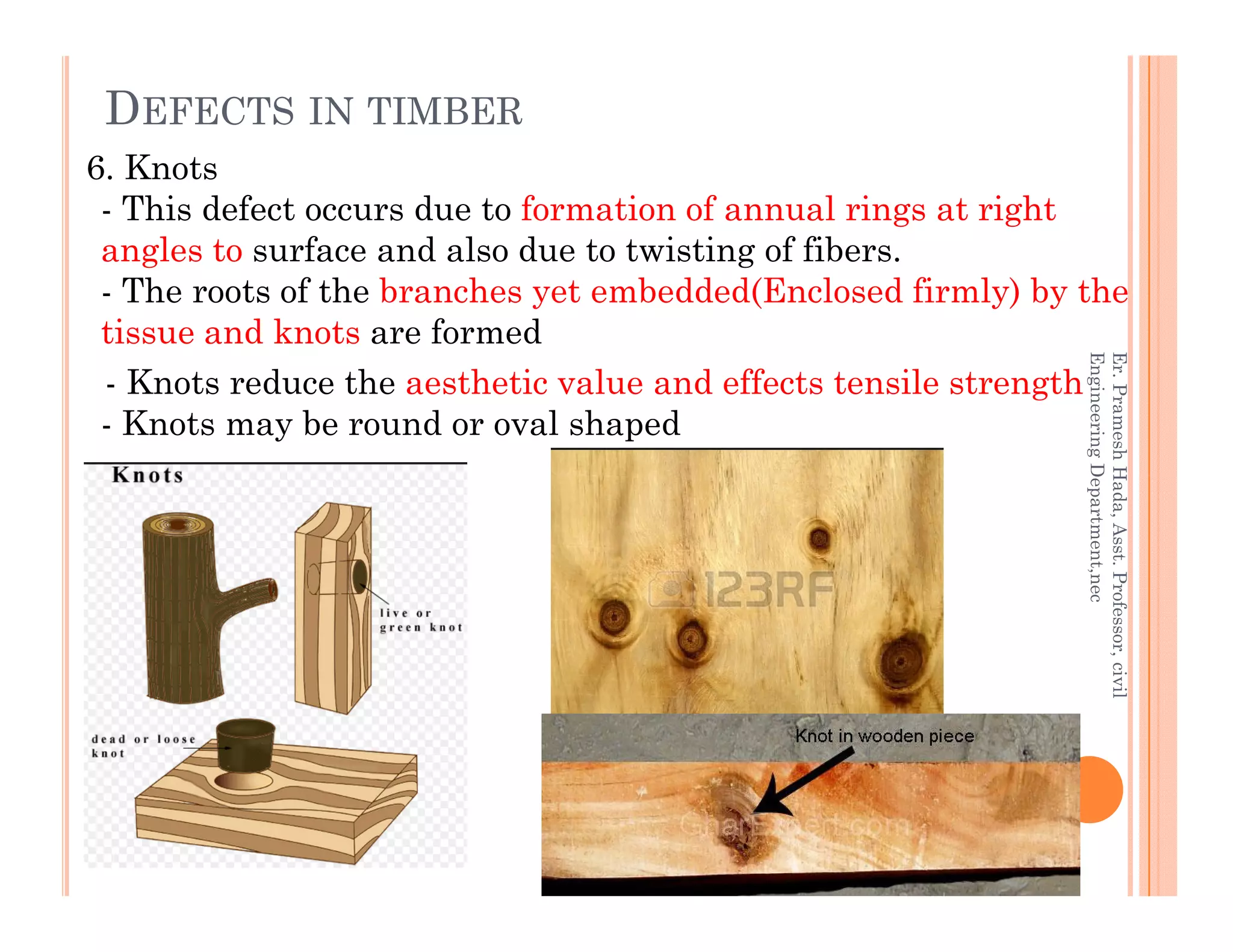 Timber civil engineering material - asst. proff. pramesh hada | PDF