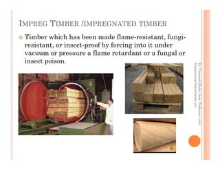 Timber civil engineering material - asst. proff. pramesh hada | PDF