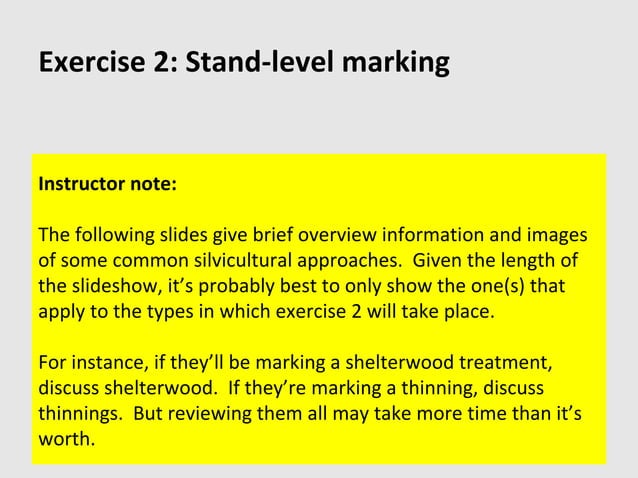Timber Marking for Loggers | PPT | Free Download