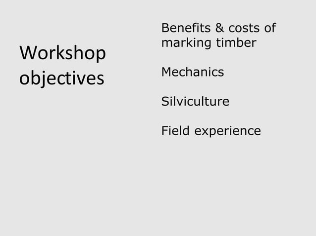 Timber Marking for Loggers | PPT | Woodworking | Arts and Crafts
