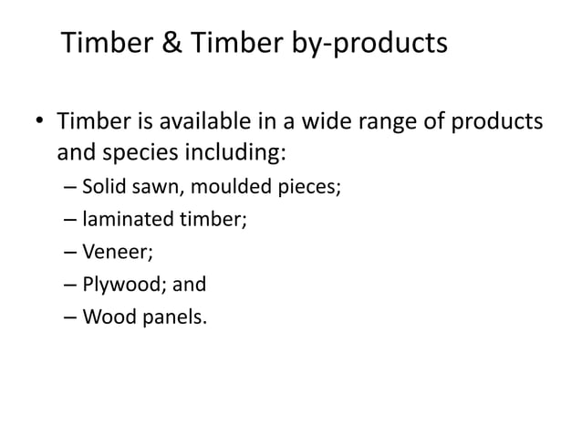 Timber material | PPT