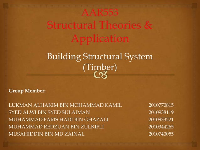 Timber structure | PPTX