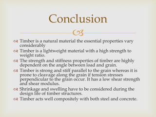 Timber structure | PPTX