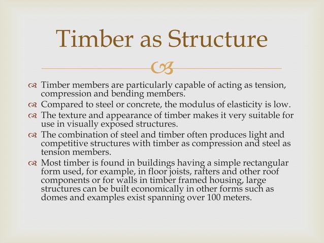 Timber structure | PPTX