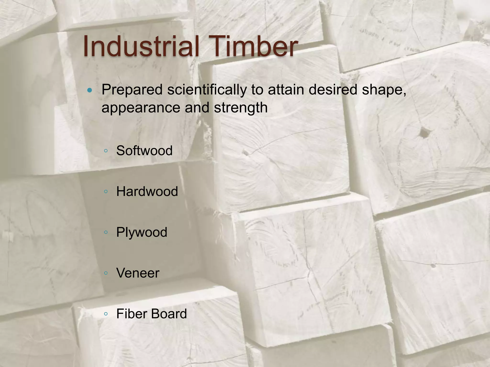 Timber - Types of Woods, Plywood, Veneer, Laminate, Blockboard with ...