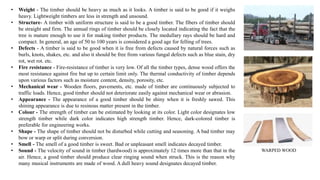 Timber as a Building Material.pptx | Woodworking | Arts and Crafts