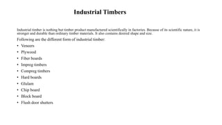 Timber as a Building Material.pptx | Woodworking | Arts and Crafts
