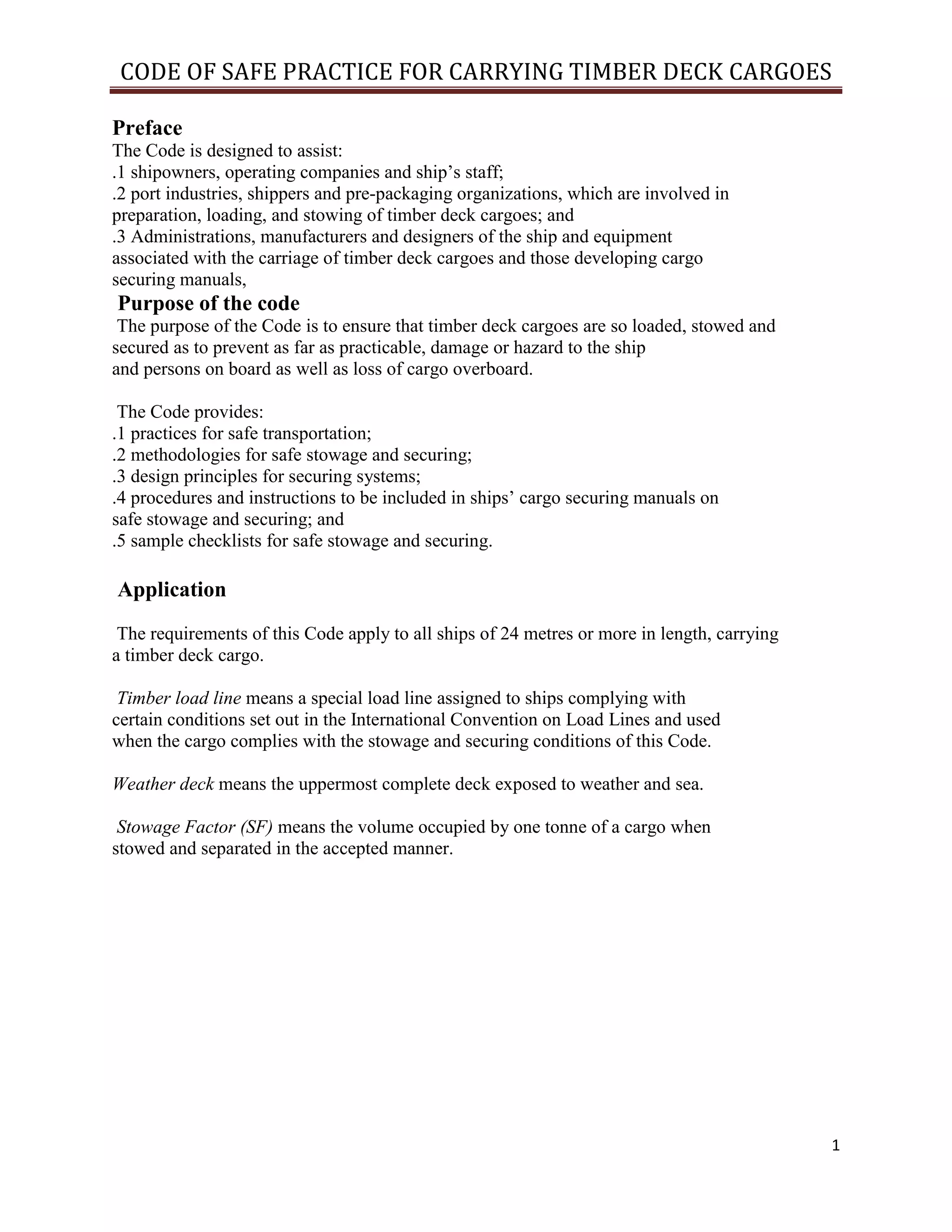 Timber deck code | DOCX